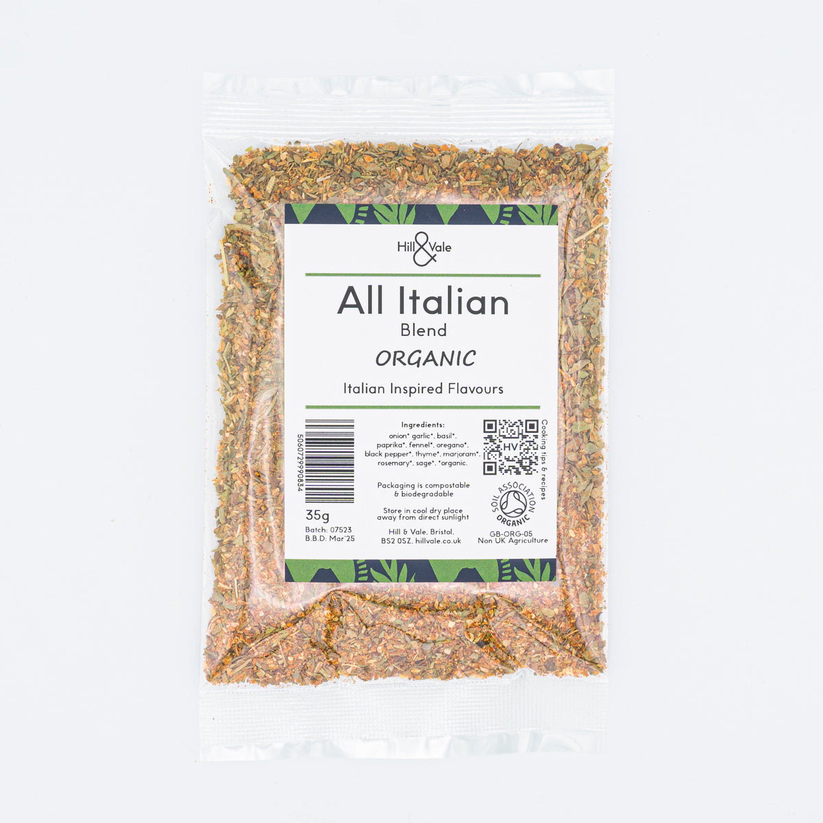 Organic All Italian Spice Blend – Hill & Vale