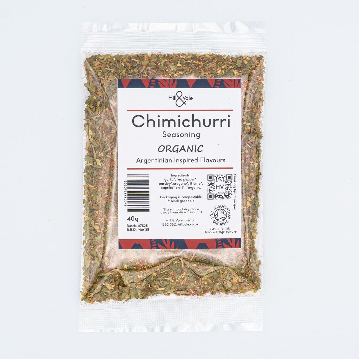 Organic Chimichurri spice blend – Hill & Vale