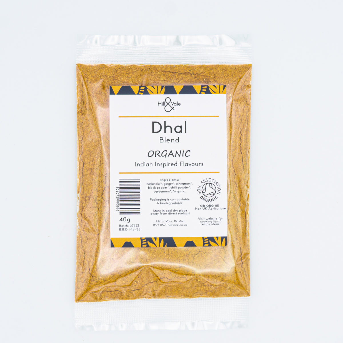 Organic Dhal Spice Blend – Hill & Vale